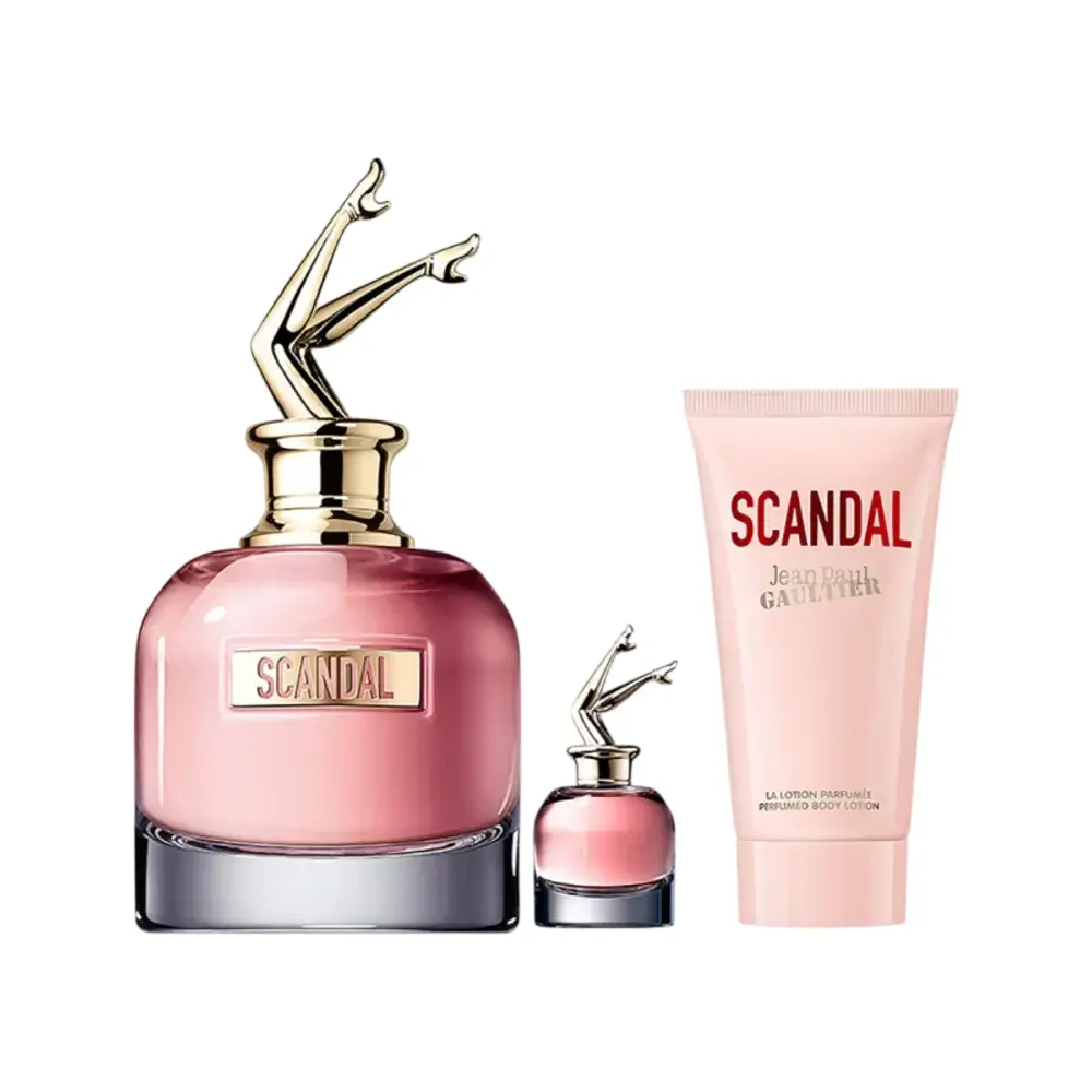 Jean Paul Gaultier Scandal EDP 80 ml + EDP MINI 6 ml + BL 75 ml (woman ...