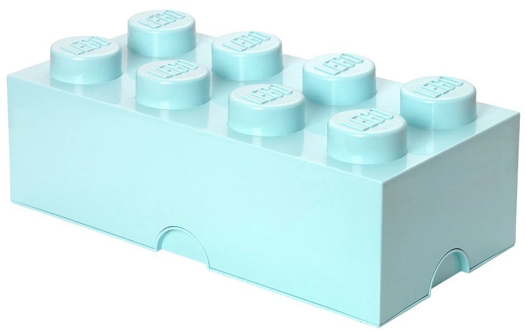 Daiktadėžė LEGO® Storage Brick 8 Large Aqua, 12.1 l, žydra, 50 x 25 x ...