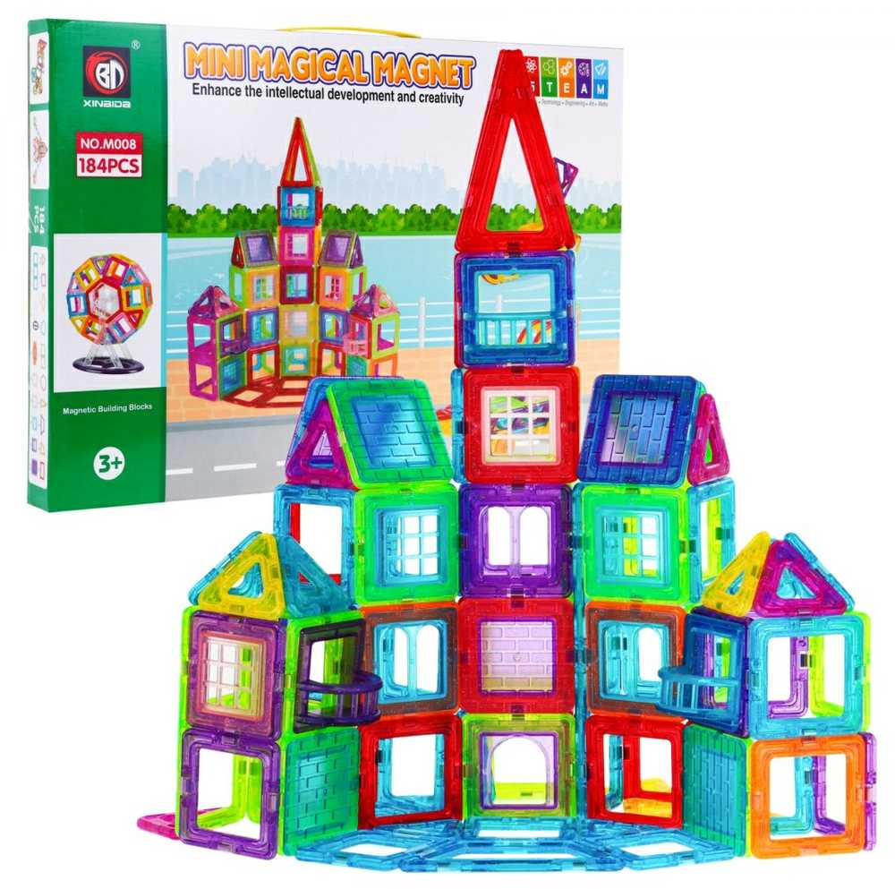 1Deame Magnetiniai blokai MEGA 184 elementų rinkinys kainos nuo 42.28 ...