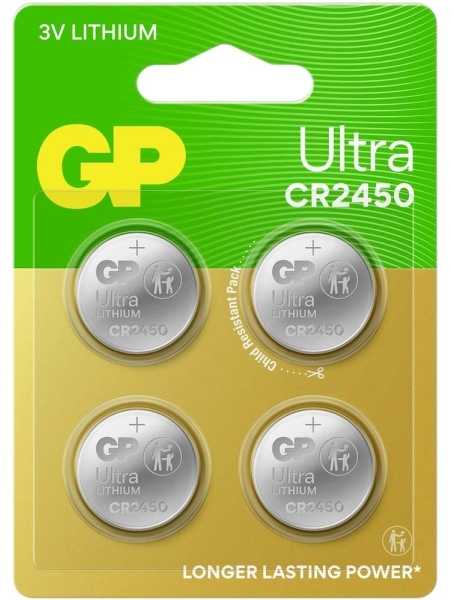 GP Ultra Lithium Cell Baterija CR2450, 3V, 4-pack kainos nuo 9.38 ...