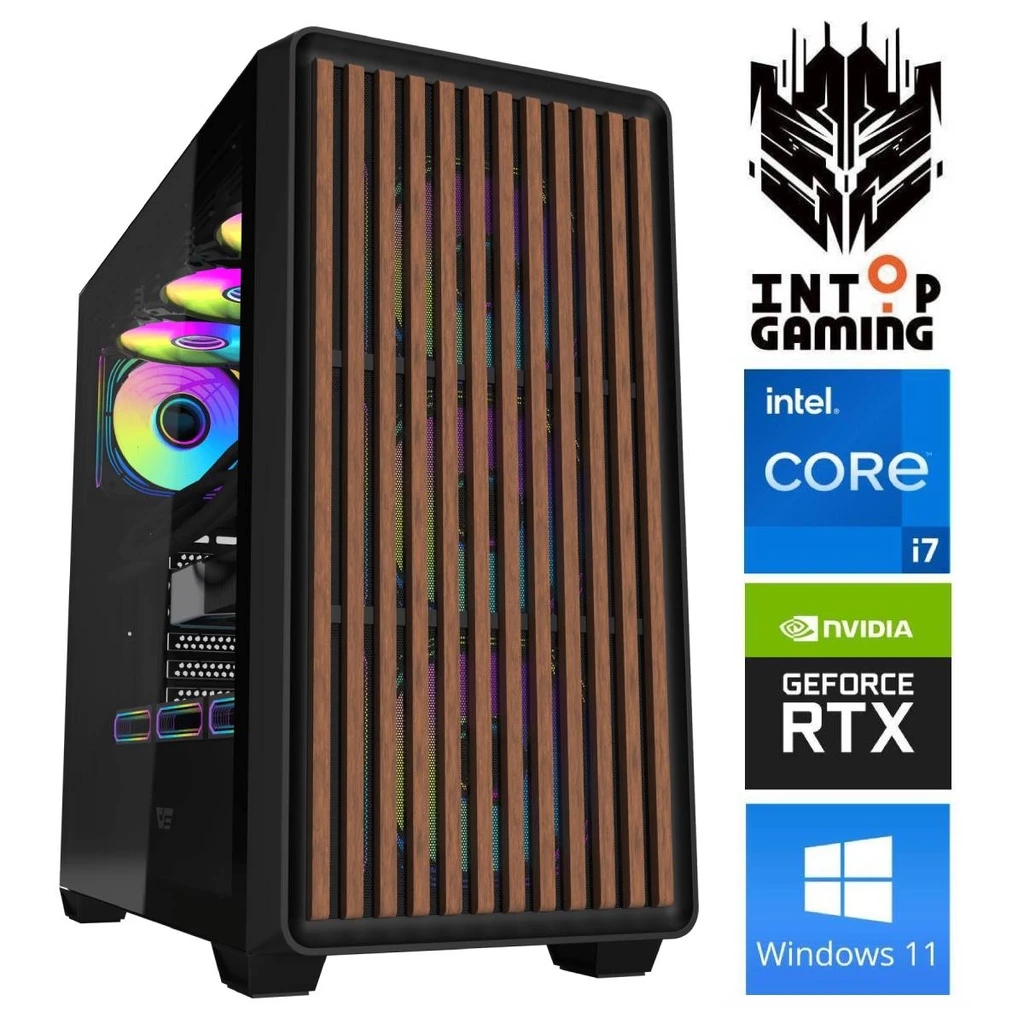Stacionarus kompiuteris Intop Intel Core i7-12700F, DDR4 16 GB, SSD+HDD ...