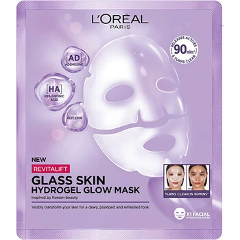 L´Oréal Filler Glass Skin Mask - Hydrogelová rozjasňující maska, 25.0g ...