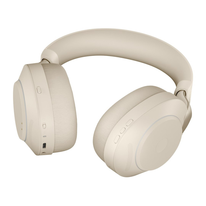 „Jabra Evolve2 85 - Link380a UC“ stereofoninis stovas, smėlio spalvos ...
