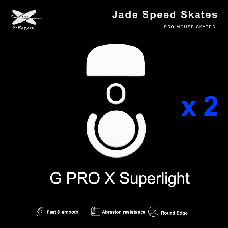 X-raypad Jade Skates Logitech G Pro X Superlight White 2 vnt. (Balti ...