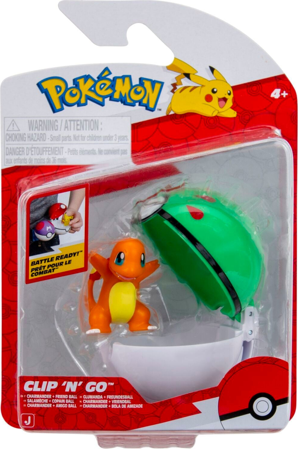 Pokémon - Clip N Go Charmander with Friend Ball (PKW4162) kainos nuo 16 ...