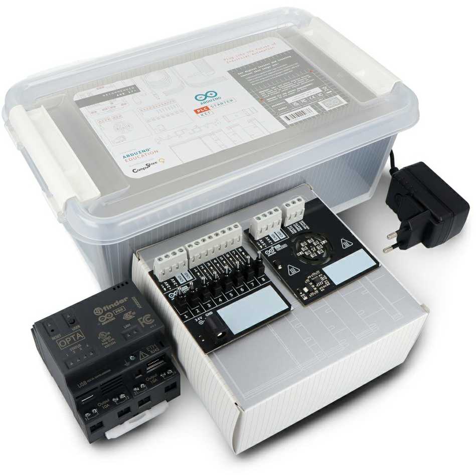 Arduino Plc Starter Kit Oficialus Pradinis Rinkinys Su Arduino Opta Wifi Valdikliu Arduino