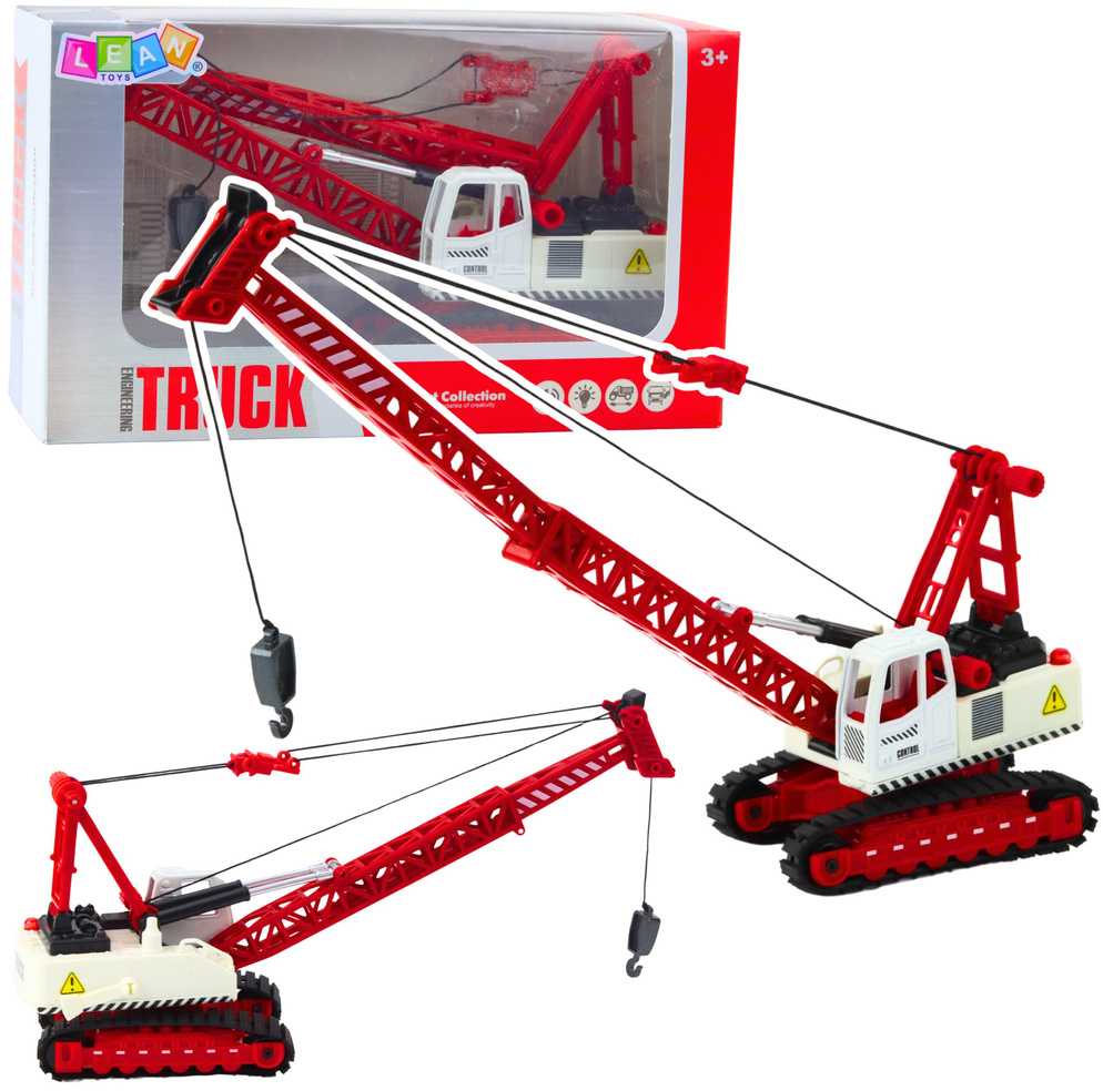 Lean Toys Crawler Crane Truss Light Adjustment Sounds Metal - Atgauk 20 ...